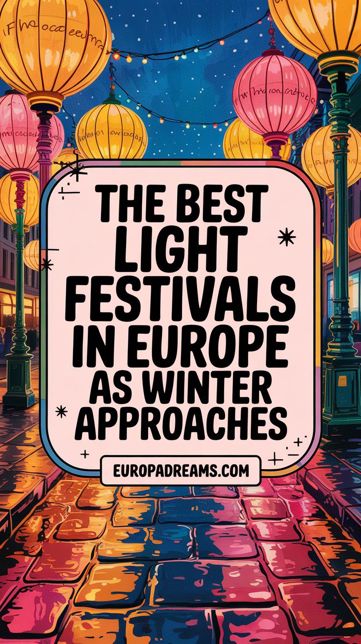 The Best Light Festivals in Europe as Winter Approaches - Europa Dreams